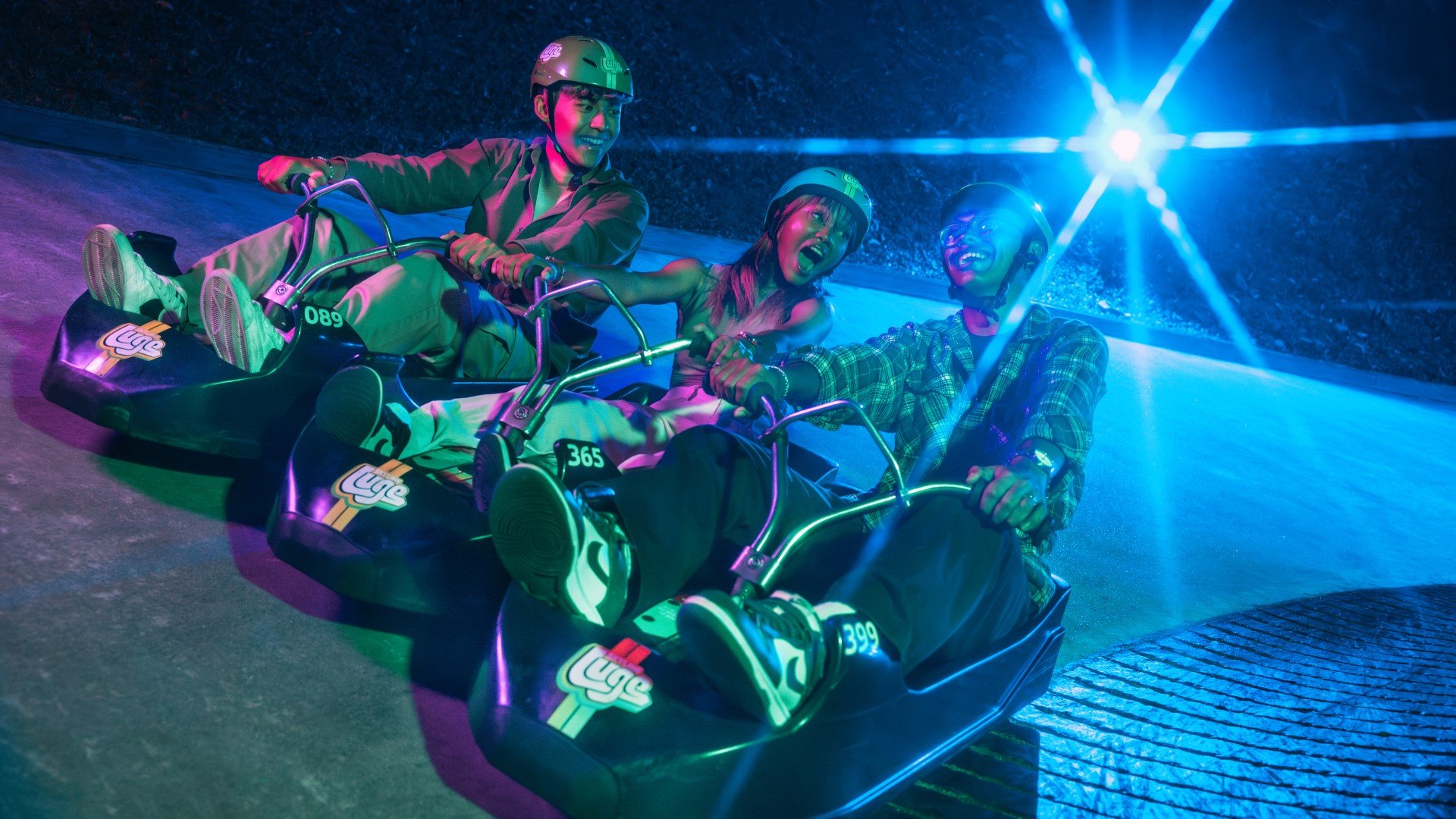 Night Luge | Skyline Luge Singapore | The #1 Night Activity